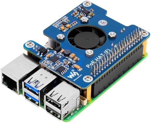 Amazon.com: MakerFocus PoE HAT(F) for Raspberry Pi 5, Power Over ...
