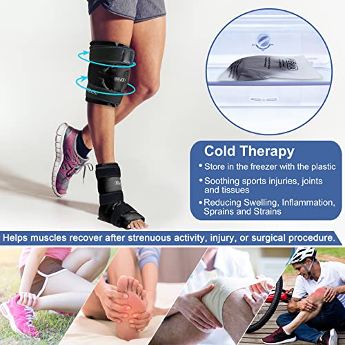 Snapklik.com : Ice Pack For Knee And Ankle Pain Relief, Reusable Gel ...