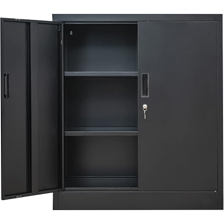 Amazon.com: AFAIF Metal Storage Cabinets with Locking Doors, Lockable ...