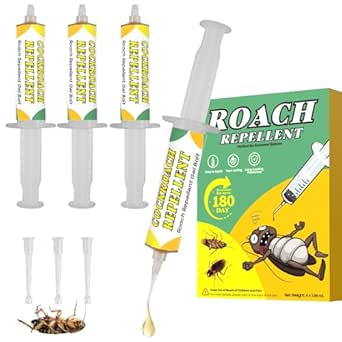 Amazon.com : Cockroach Gel Bait, 4 Tubes x 30 Grams Roach Gel Bait ...