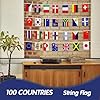Amazon.com : 100 Country Flags, 82 ft International Flags Bunting ...