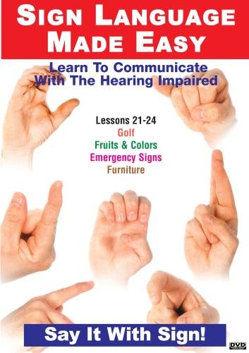 Sign Language Made Easy - Lessons 21-24 [DVD] [Edizione: Regno Unito ...