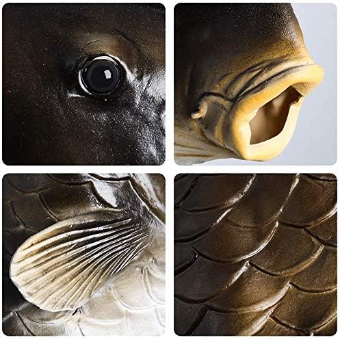 Fish Latex Animal Head Mask Halloween Costume Carnival Masquerade Masks ...