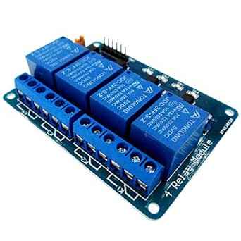 5V 4 Channel Relay Module 4-Channel Relay Control Board for Arduino ...