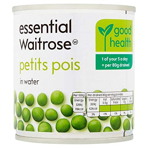 Essential Waitrose Petits Pois 200g : Amazon.de: Haustier