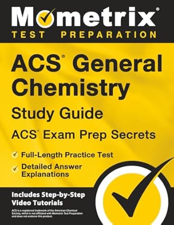 Acs General Chemistry Guide - Acs Exam Prep Secrets, Full-length ...