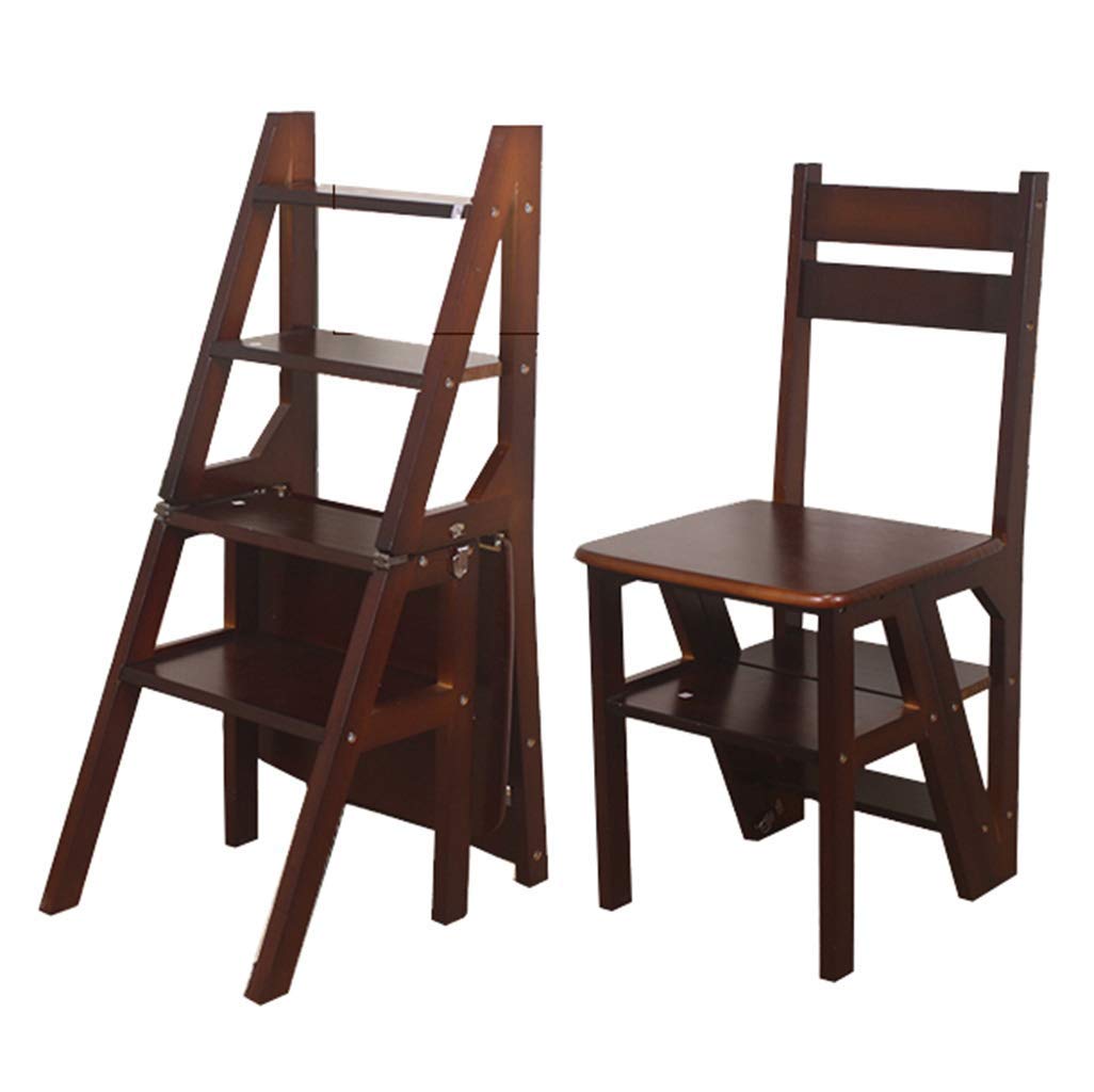 Buy ZYLZL Folding Portable Ladder Step Stool High Chair 4-Step Ladder ...