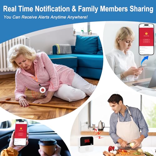 Snapklik.com : WiFi Rechargable Smart Wireless Caregiver Pager Call ...