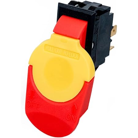POWERTEC 71008 110/220V Single Phase On/Off Switch, 3HP, fits Table Saw ...