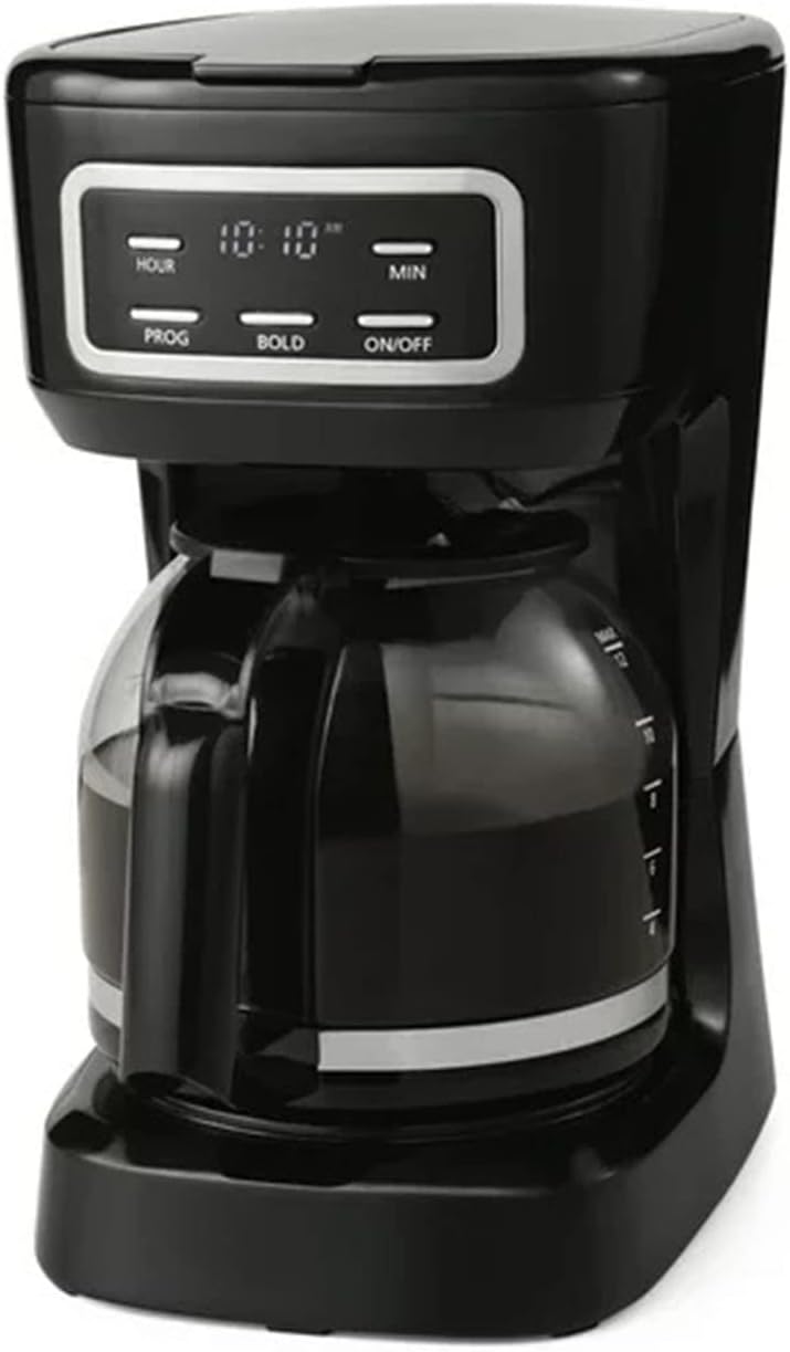 Amazon.com: 12 Cup Programmable Coffee Maker, 1.8 Liter Capacity,Black ...
