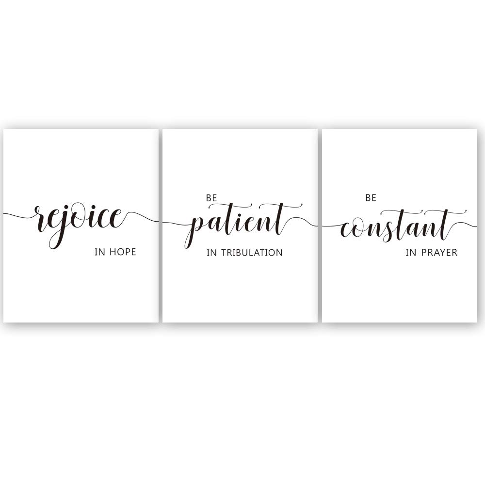 Rejoice In Hope Wall Words