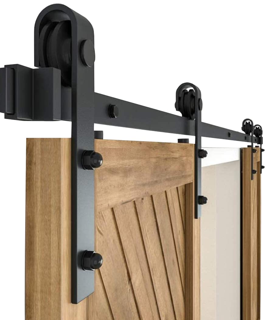 Buy SOLTAIREJACO Heavy Duty BARN Door Sliding Single PARTITION Door ...