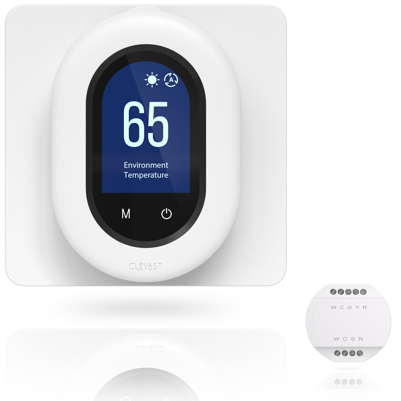 CLEVAST Smart Thermostat for House - Programmable WiFi Thermostats for ...