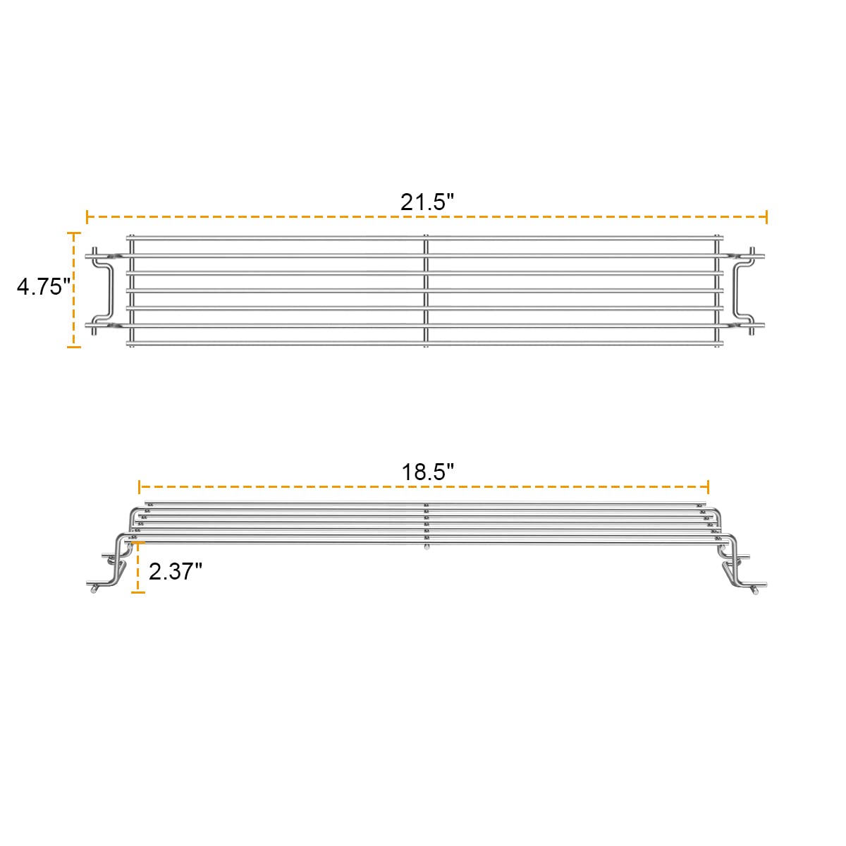SafBbcue 67026 Warming Rack Replacement for Weber Spirit II 200 Series ...