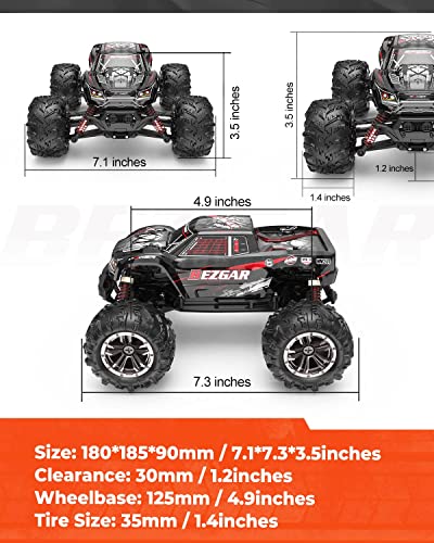 Snapklik.com : BEZGAR Remote Control Truck-9145 High Speed All Terrains ...