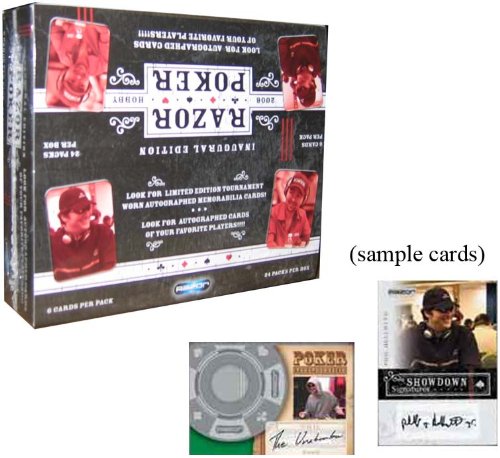 Razor Poker Inaugural Edition Trading Cards Box - 24p6c : Amazon.in ...