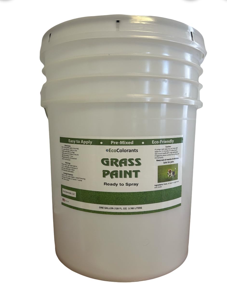 Amazon.com: EcoColorants Pre-Mixed and Ready-To-Use Grass Paint 5 ...