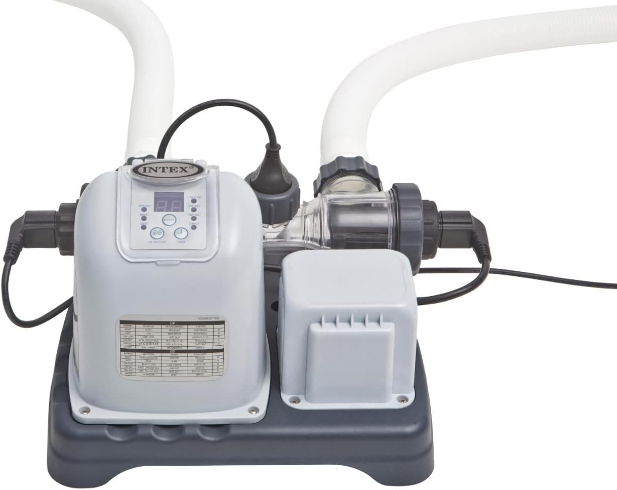 Intex 12V Krystal Clear Saltwater System, grau, 45.5x31x25.2 cm ...