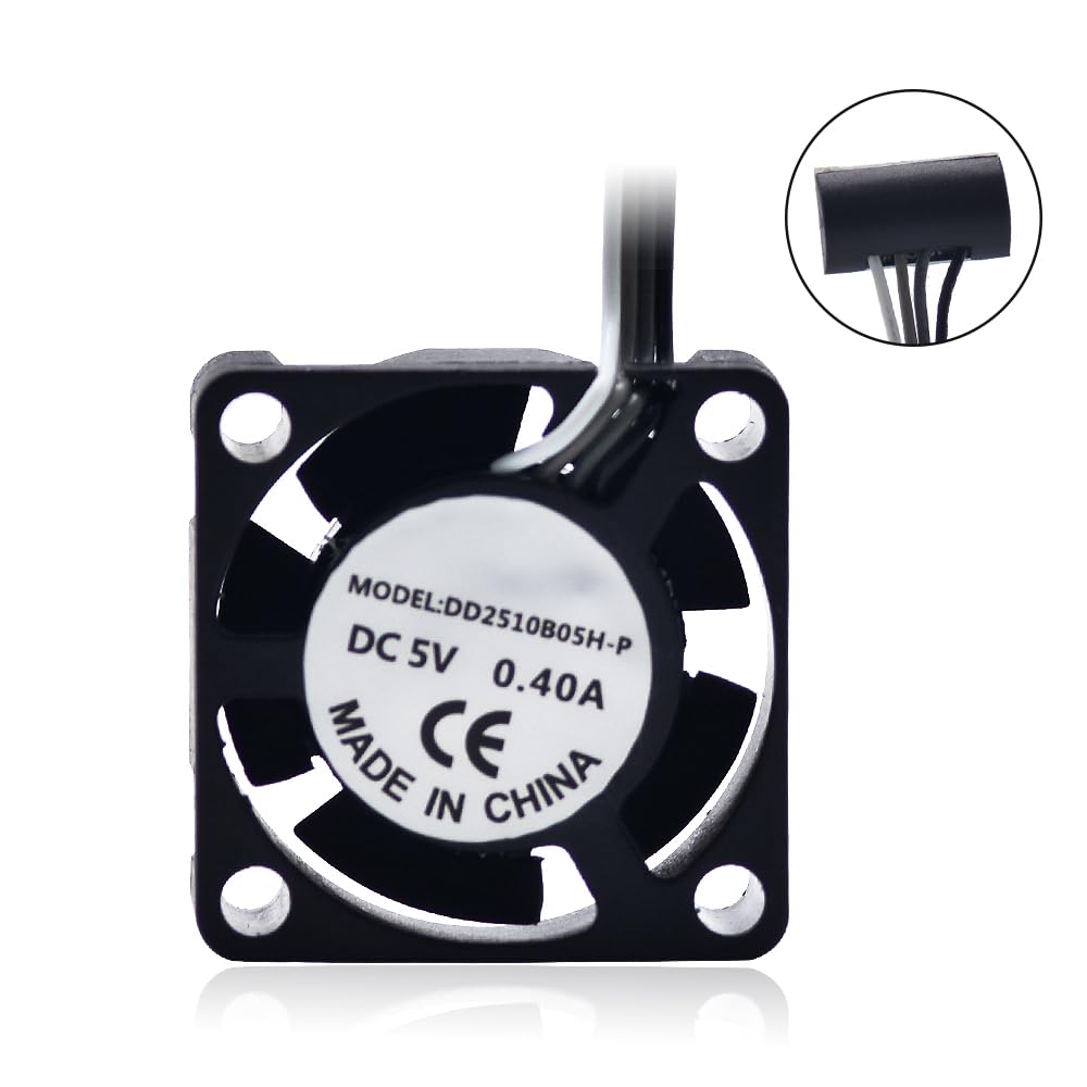 Snapklik.com : Lab P1P/P1S Hotend Cooling Fan 2510 Fan 25x25x10mm ...