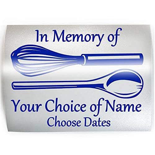 Amazon.com: MEMORIAL Chef Cook Baker - ADD YOUR CUSTOM WORDS, COLOR ...