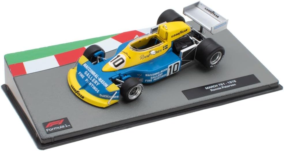 Amazon.com: OPO 10 - Model car Formula 1 1/43 Compatible with March 761 ...