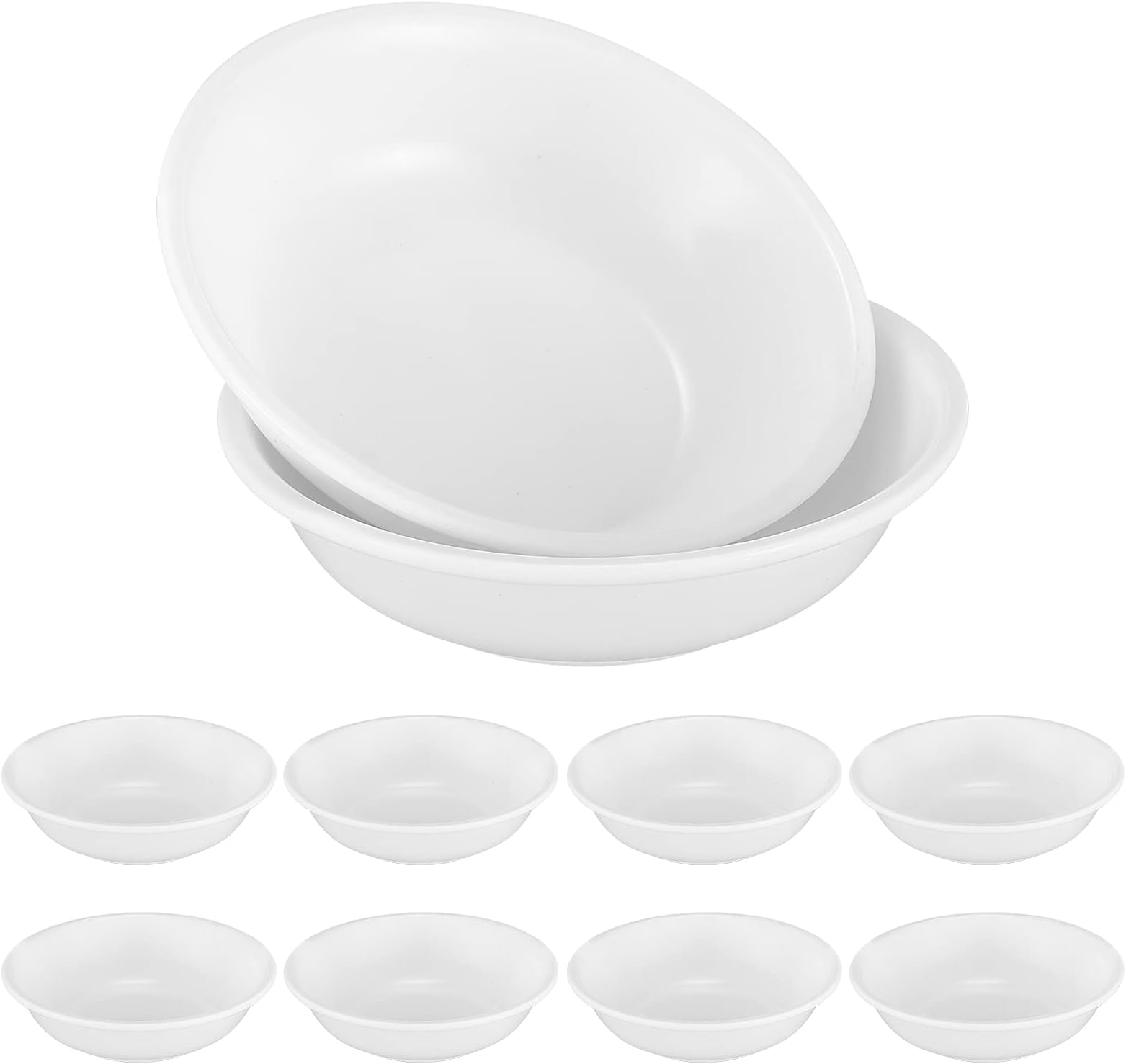 Amazon.com: Happy Sales HSPS-SQW03, Sauce Dish White Ceramic ...