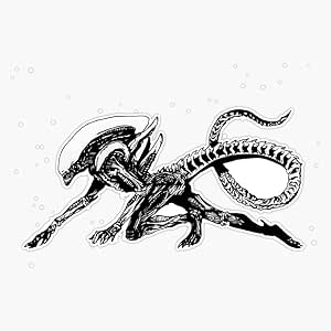 Amazon.com - Xenomorph Alien Movie Sticker Bumper Sticker Vinyl Decal 5"