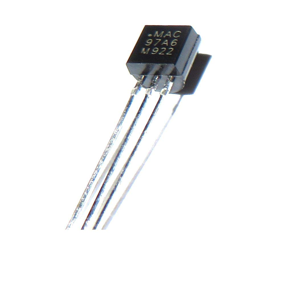 IndustrialField 50pcs MAC97A6 97A6 TO-92 Triacs T .6A 400V TRIAC ...