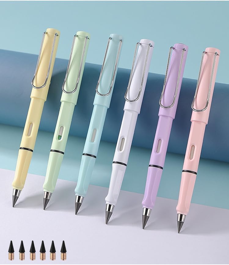 Amazon.com : H.MARO Magic Pencils 6 Sets Infinity Pencils, Eternal ...