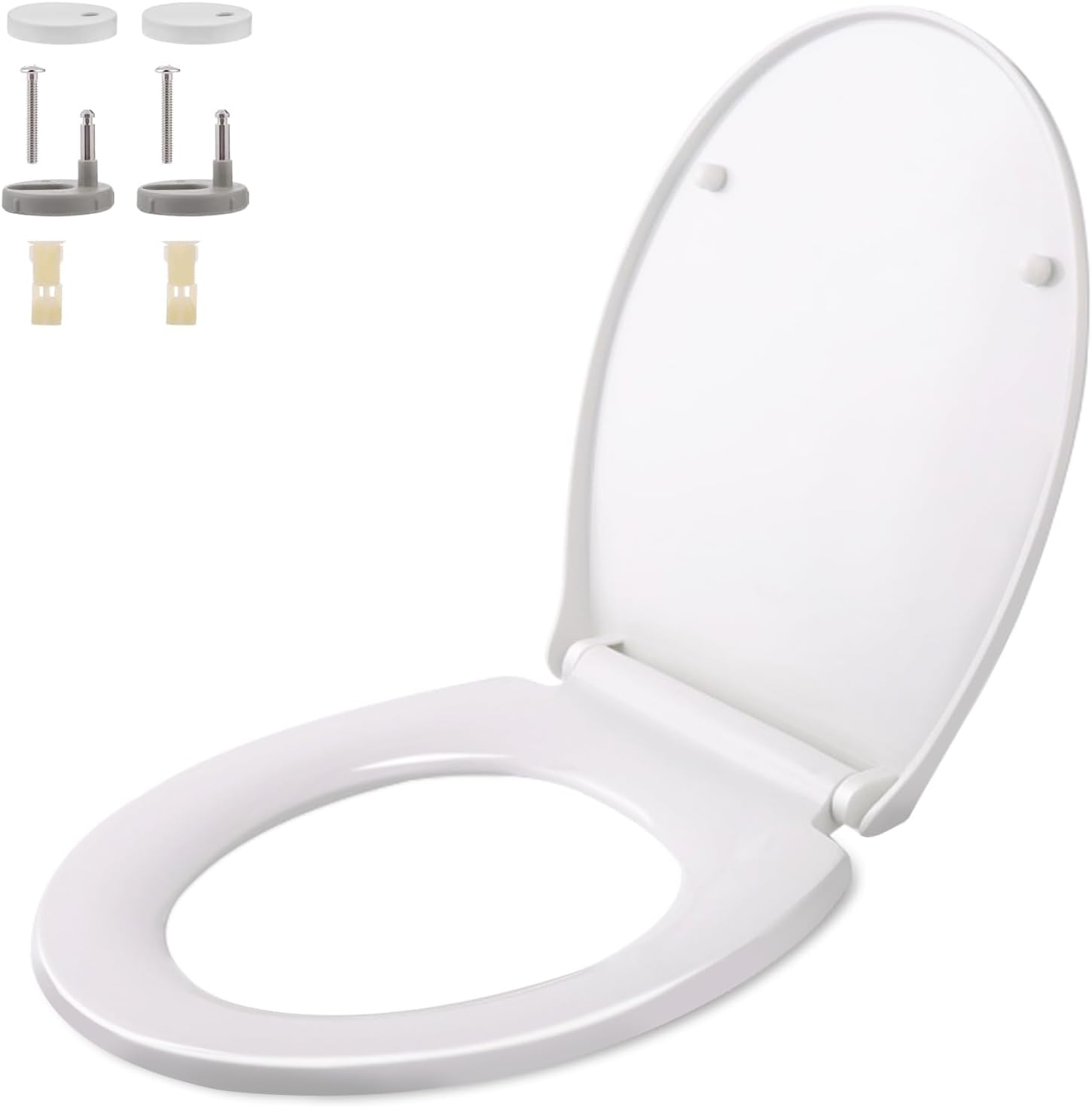 Pipishell Toilettendeckel, WC Sitz mit Absenkautomatik, Quick-Release ...