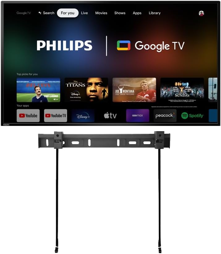 PHILIPS Television de 55" Class 4K 2160p LED Smart Google TV con HDR10 ...