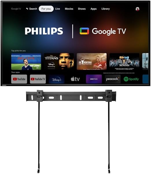 PHILIPS Television de 55" Class 4K 2160p LED Smart Google TV con HDR10 ...