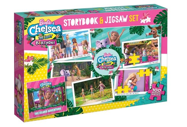 Barbie & Chelsea: the Lost Birthday: Storybook and Jigsaw Set ( Mattel ...