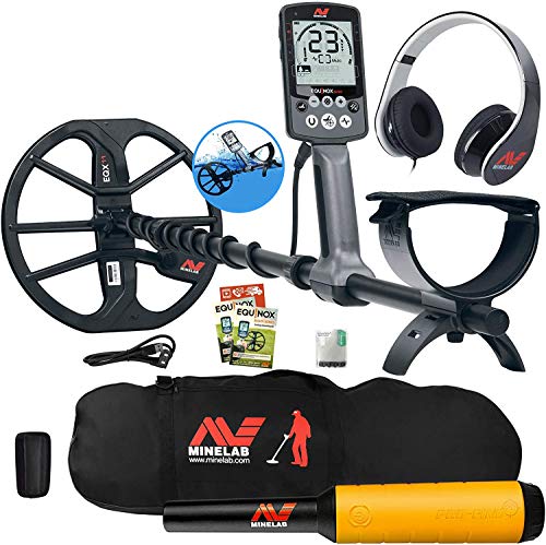 Minelab Equinox 600 Multi-IQ Metal Detector w/Pro Find 20 Pinpointer, Carry Bag | Top Metal ...