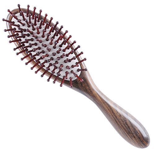 Buy Breezelike Wood Hair Comb - Middle Size Wooden Detangling Massage ...