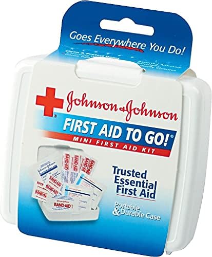 Amazon.com: Johnson & Johnson First Aid To Go Portable Mini Travel Kit ...
