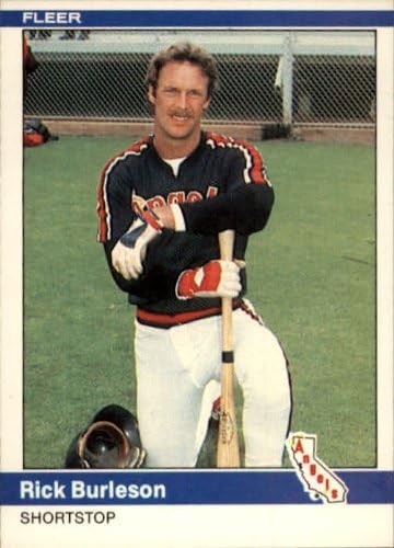 Amazon.com: 1984 Fleer Baseball Card #510 Rick Burleson : Collectibles ...