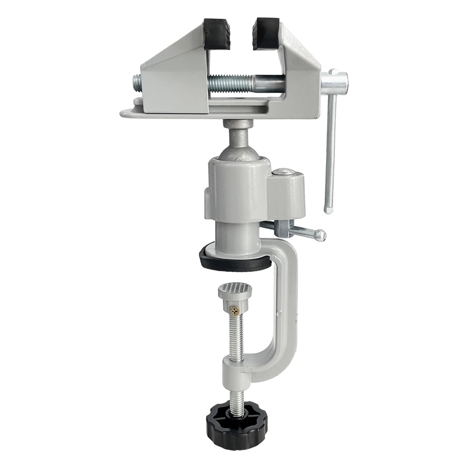 Snapklik.com : 3" Universal Table Vise Swivel Bench Vise Tabletop Clamp ...