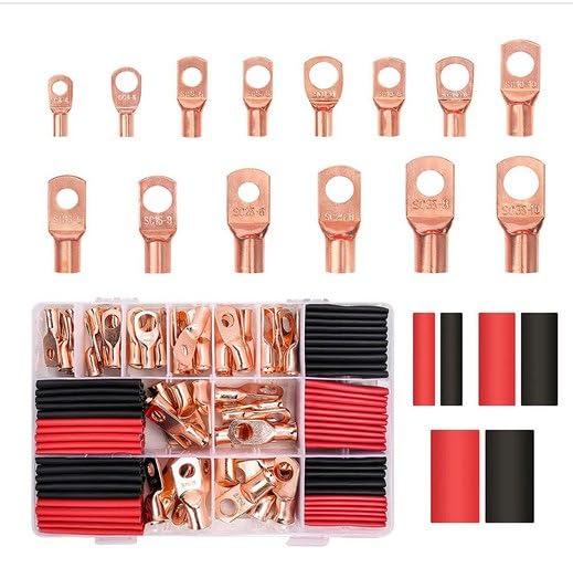 160 Clip Terminales para Cables Eléctricos de Alambre Cobre,Conectores ...