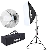 RALENO LED Video Light, 192 LEDS Panel Camera Light with LCD Display ...