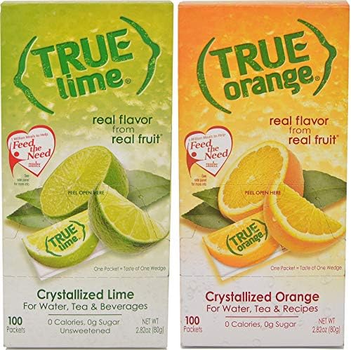 Amazon.com : True Lime and True Orange Bulk Dispenser Packets 100ct ...