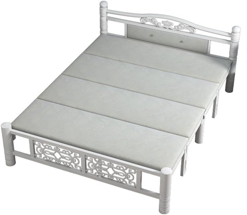 Amazon.com: WALNUT Folding Beds Single Person Household Adult Hardboard ...