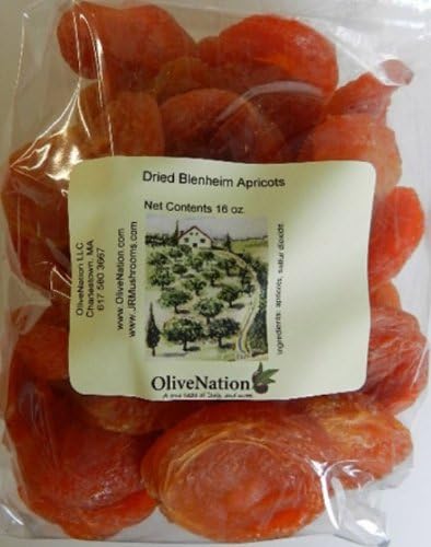 Amazon.com: OliveNation Jumbo California Blenheim whole dried apricots ...