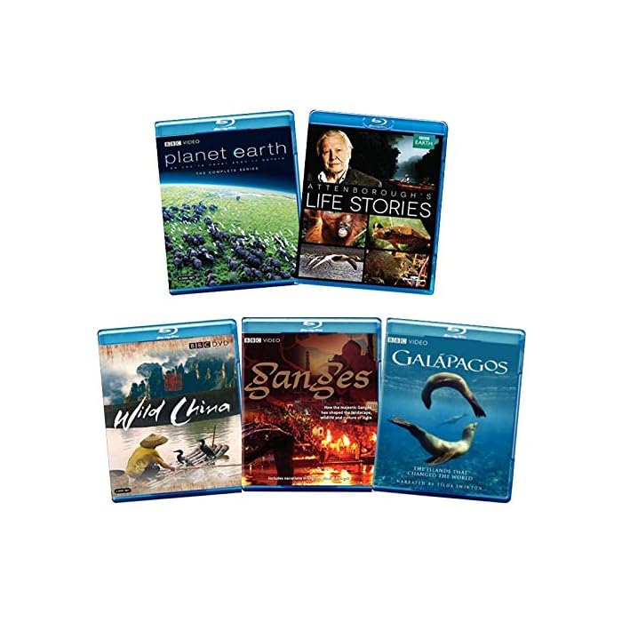 Buy Ultimate David Attenborough & BBC Earth 5-Volume Nature Blu-ray ...