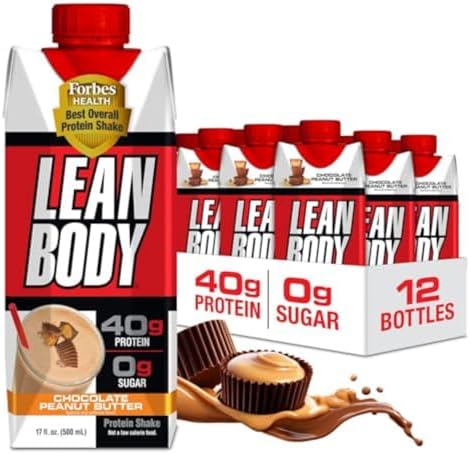 Amazon.com: Lean Body Ready-to-Drink Protein Shake, 40g Protein, Whey ...