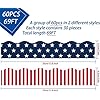 Amazon.com: Whaline 69Ft 4th of July Bulletin Board Border 60 Sheet ...
