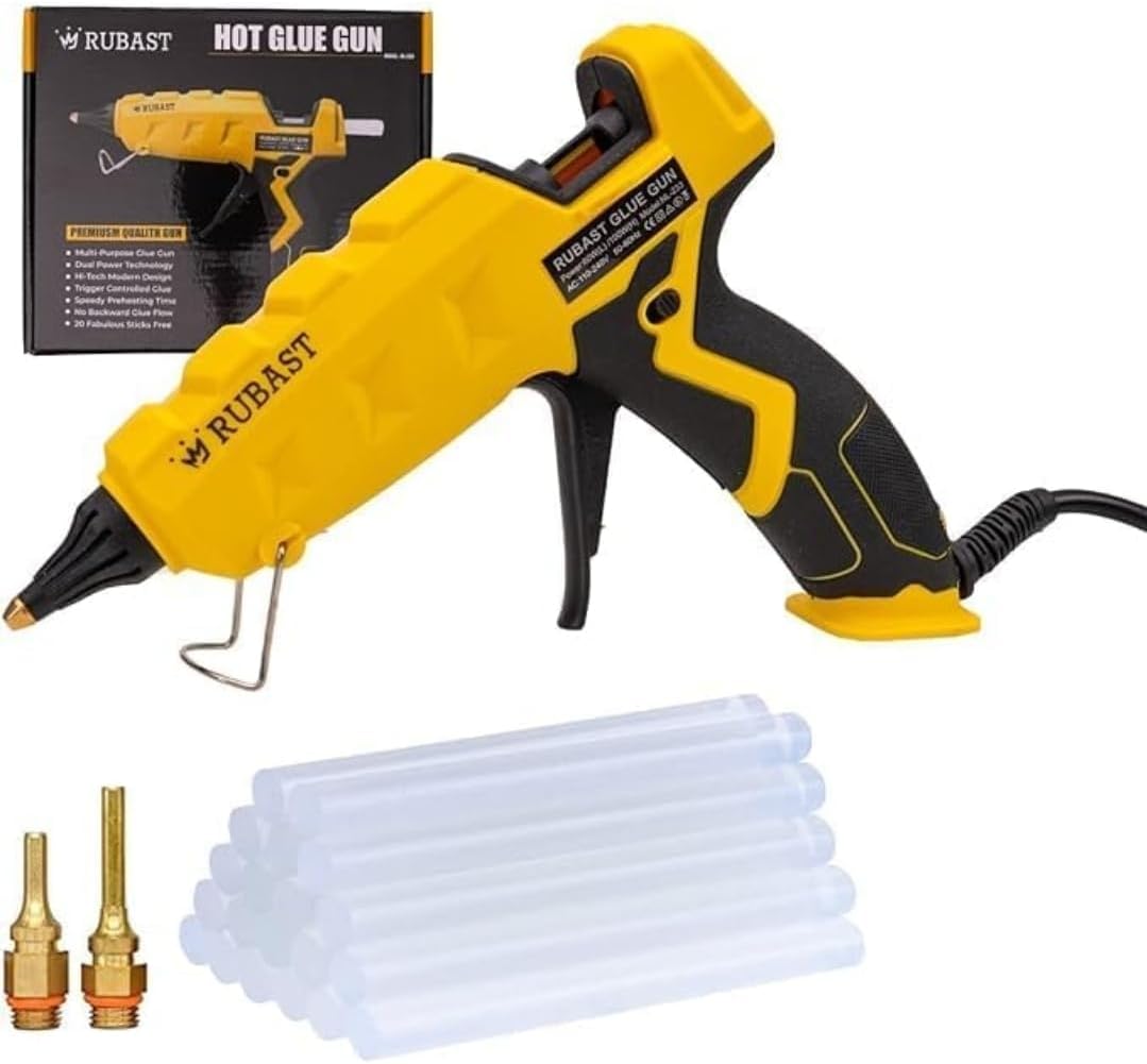 Amazon.com: Gorilla Dual Temp Full Size Hot Glue Gun Kit with 45 Hot ...