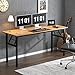 Amazon.com: Need Computer Desk Office Desk 62 inches Folding Table with ...