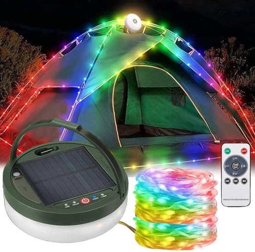 Uaste Outdoor Waterproof Portable Stowable String Light - 32.8Ft 2 in 1 ...