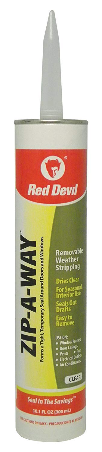 Amazon.com: Red Devil 0606 Zip-A-Way Removable Sealant, 12-Pack, Clear ...